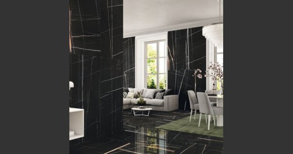 Керамічна плитка Baldocer Titanium Black Pulido Rectificado 80x80 - 902191