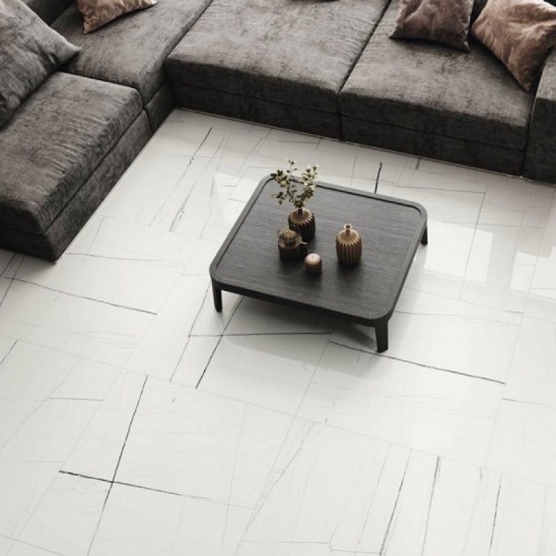 Керамічна плитка Baldocer Titanium Black Pulido Rectificado 80x80 - 902191